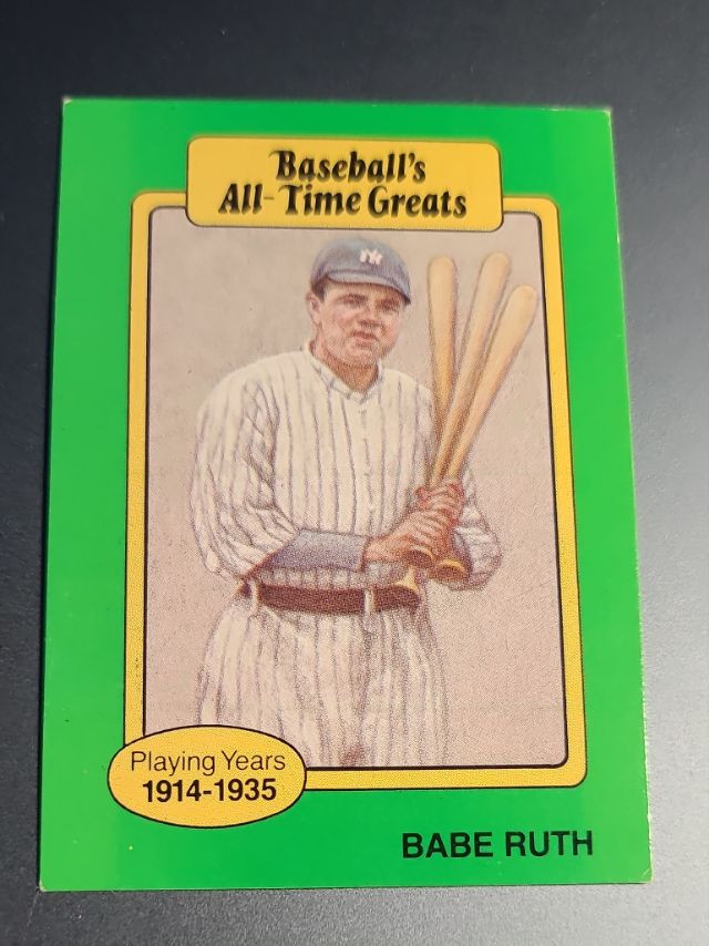 Babe Ruth 1987 Hygrade All-Time Greats #NNO | eBay