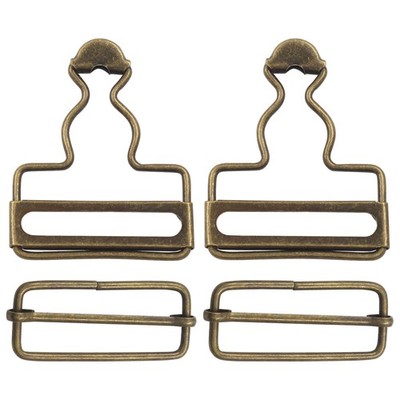 verkelly 2 Pairs Metal Overall Buckles Replacement, Adjustable 38mm ...