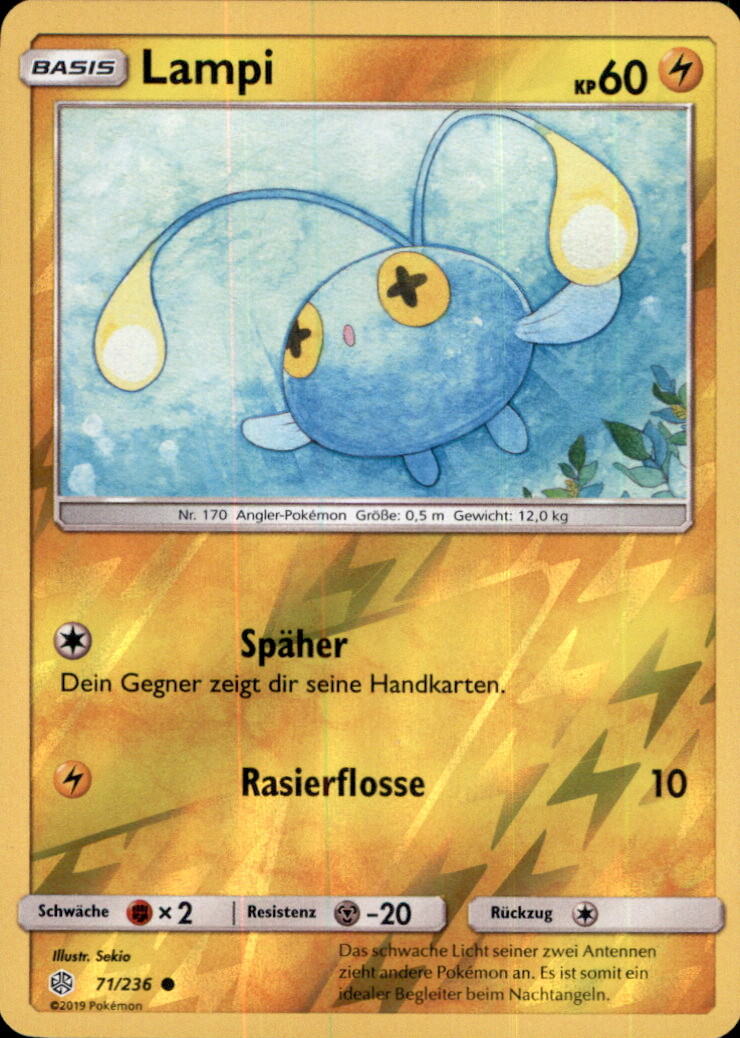 Pokemon - 71/236 Lampi - Welten im Wandel - Reverse Holo | eBay