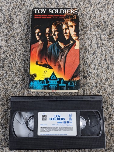 Toy Soldiers (VHS, 1991) Sean Astin, Wil Wheaton, Louis Gossett Jr ...