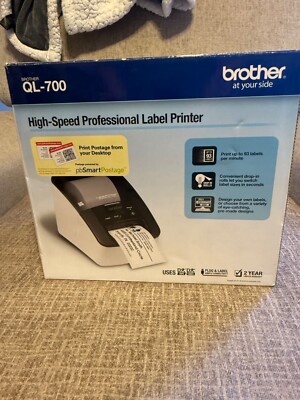 Brother QL-700 Label Thermal Printer- 2.3 in Max. Print Width, 300 dpi ...