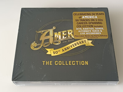 50th Anniversary: the Collection by America (3CD, 2019) 603497852208| eBay