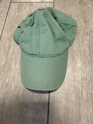 ZARA MINT GREEN BASEBALL HAT CANVAS ADJUSTABLE M | eBay