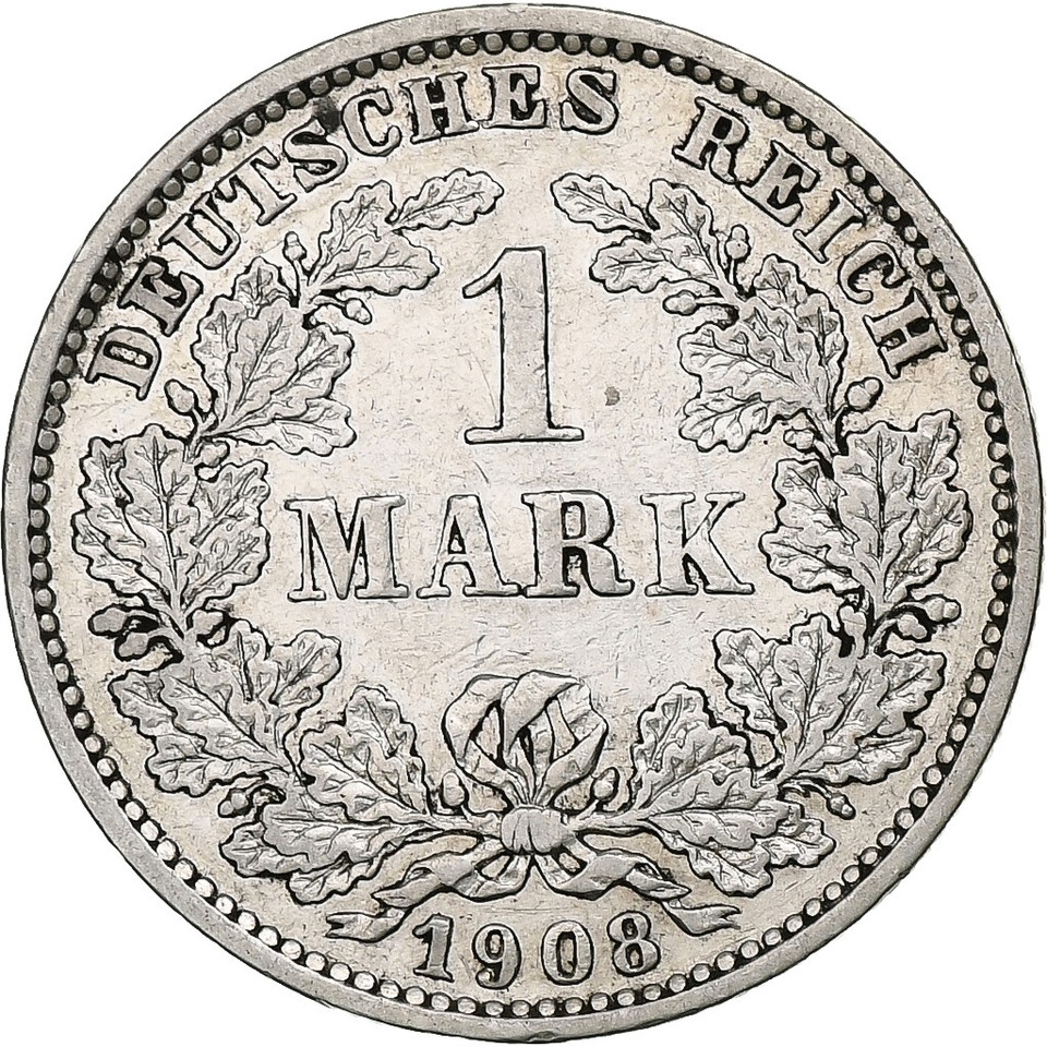 [#1114064] DUITSLAND - KEIZERRIJK, Wilhelm II, Mark, 1908, Muldenhütten ...