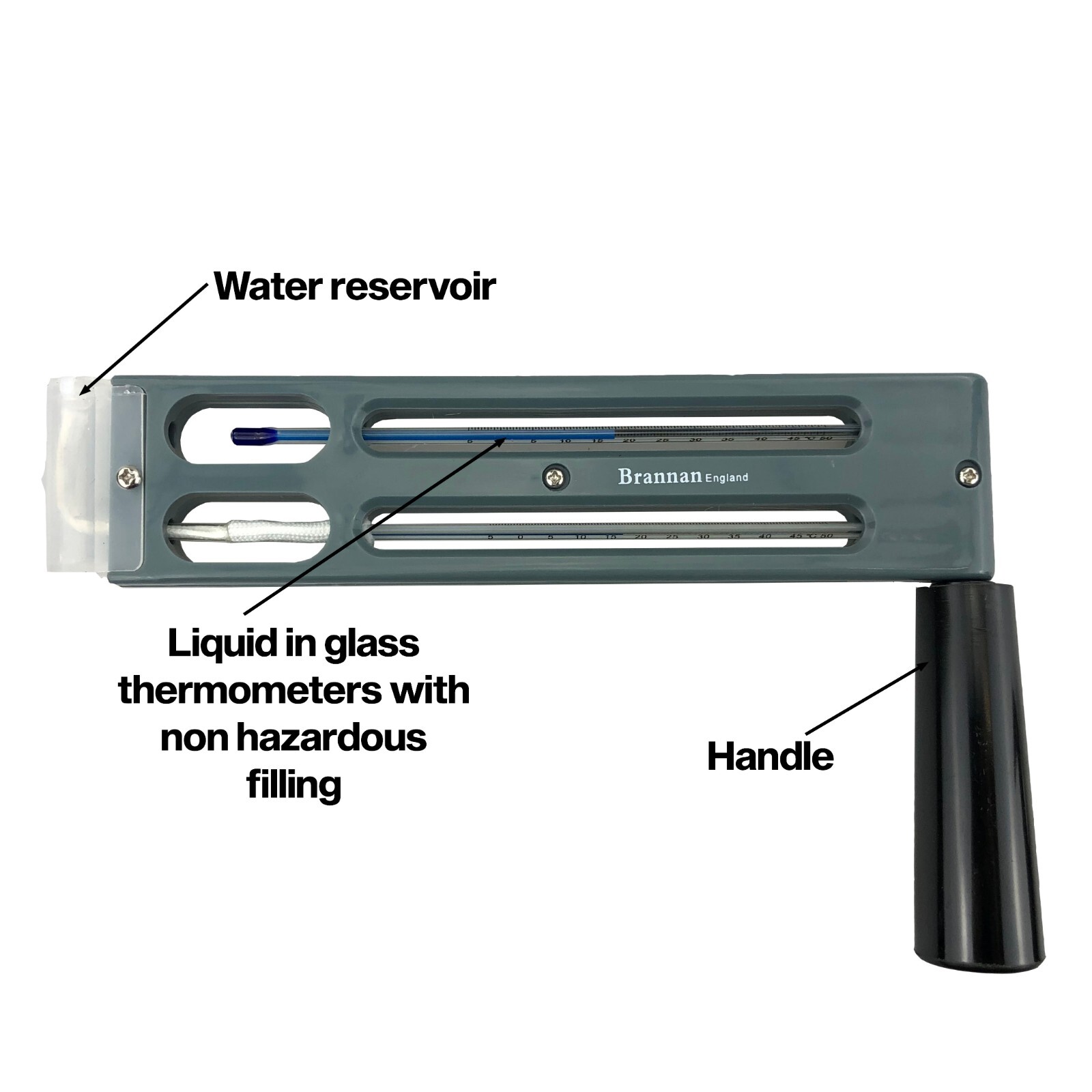 Brannan Whirling Hygrometer Sling Psychrometer with Folding Handle ...