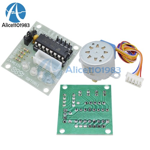 10PCS 5V Stepper Motor 28BYJ-48 + Drive Test Module Board ULN2003 5 ...