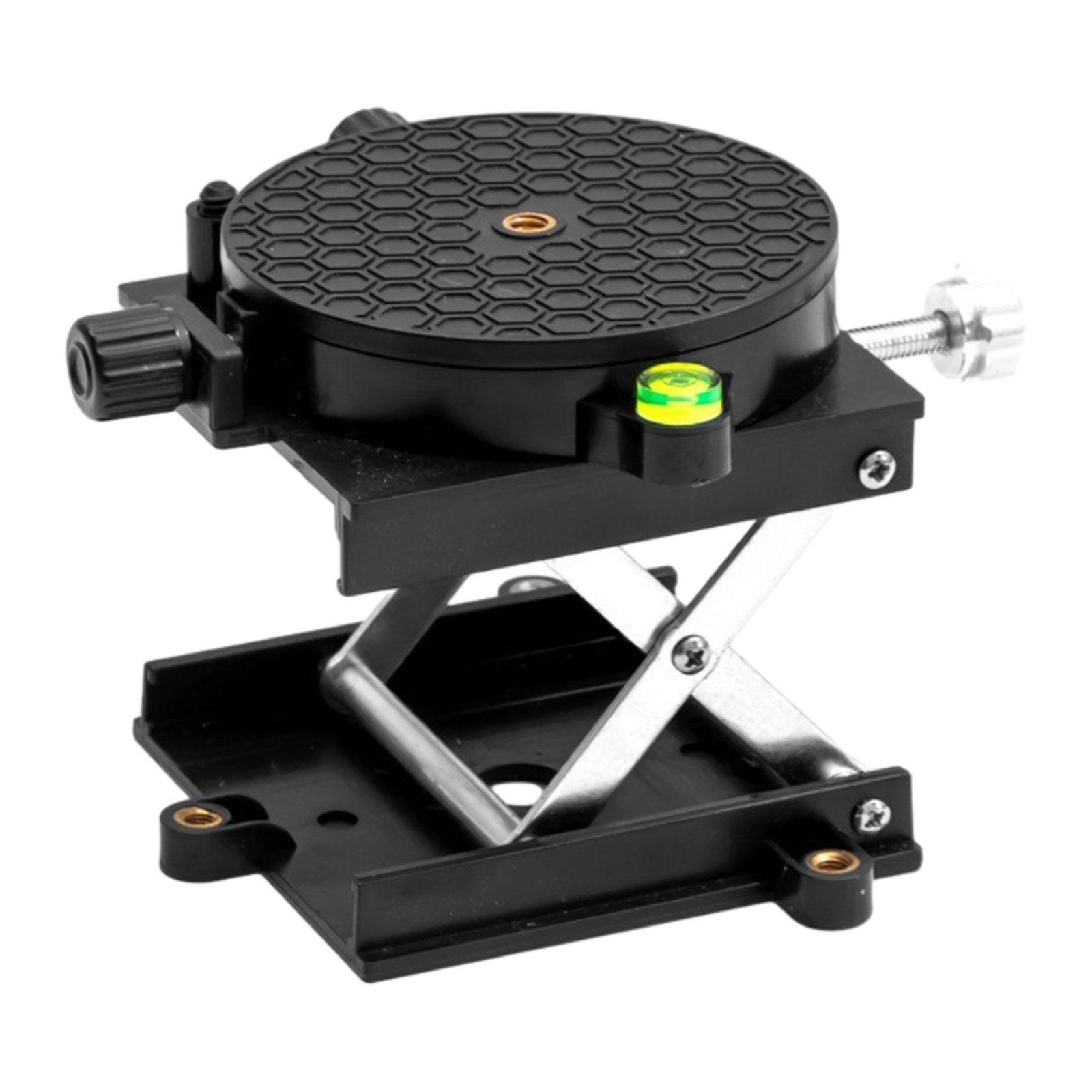 Lab Jack Stand Manual Lift Platform Heavy Duty Adjustable Lifting Stand ...