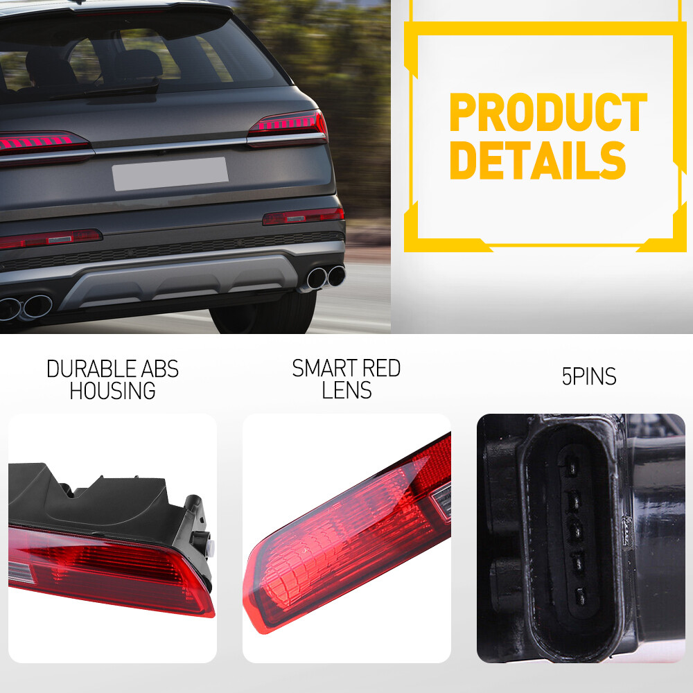 Left Driver Side Rear Bumper Light Lamp Fits For 2016-2020 Audi Q7 OE ...