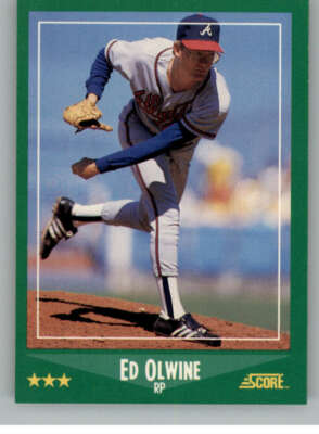 1988 Score #379 Ed Olwine NM-MT Braves | eBay