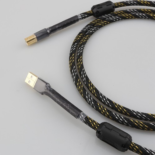 HIFI 4N OFC Type A To B Data USB Video Cable Audio Line For USB DAC PC ...