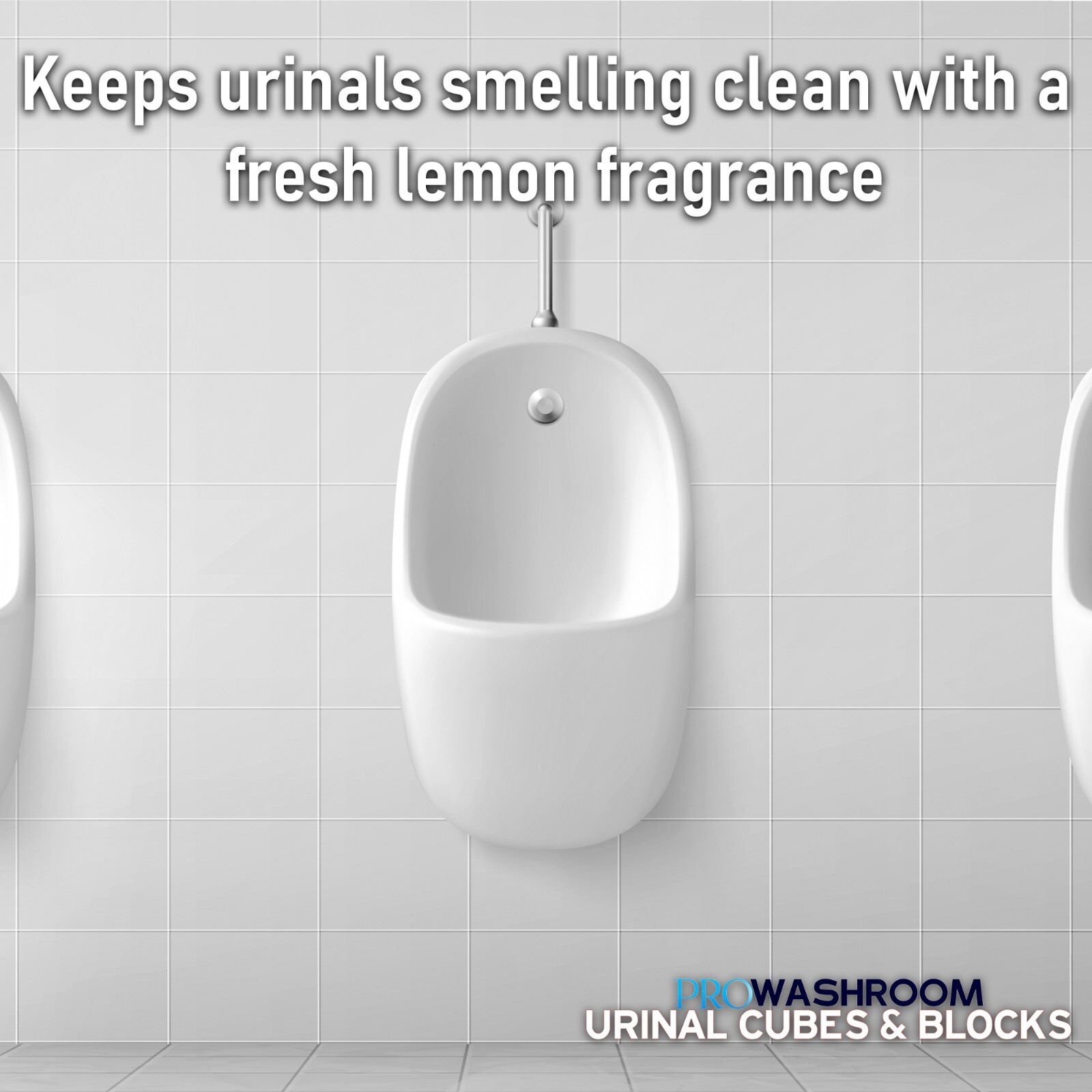 Urinal Blocks Lemon 2 x 3KG Buckets Urine Channel Cube Chunks Slow ...