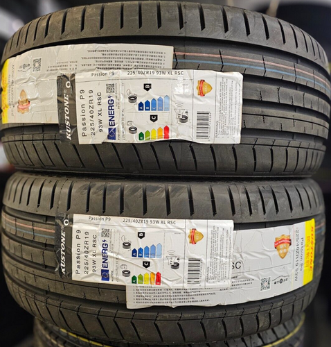 2X NEW KUSTONE P9 225/40 ZRFT19 XL 93W RUNFLAT RFT 225 40 19 TYRES ...