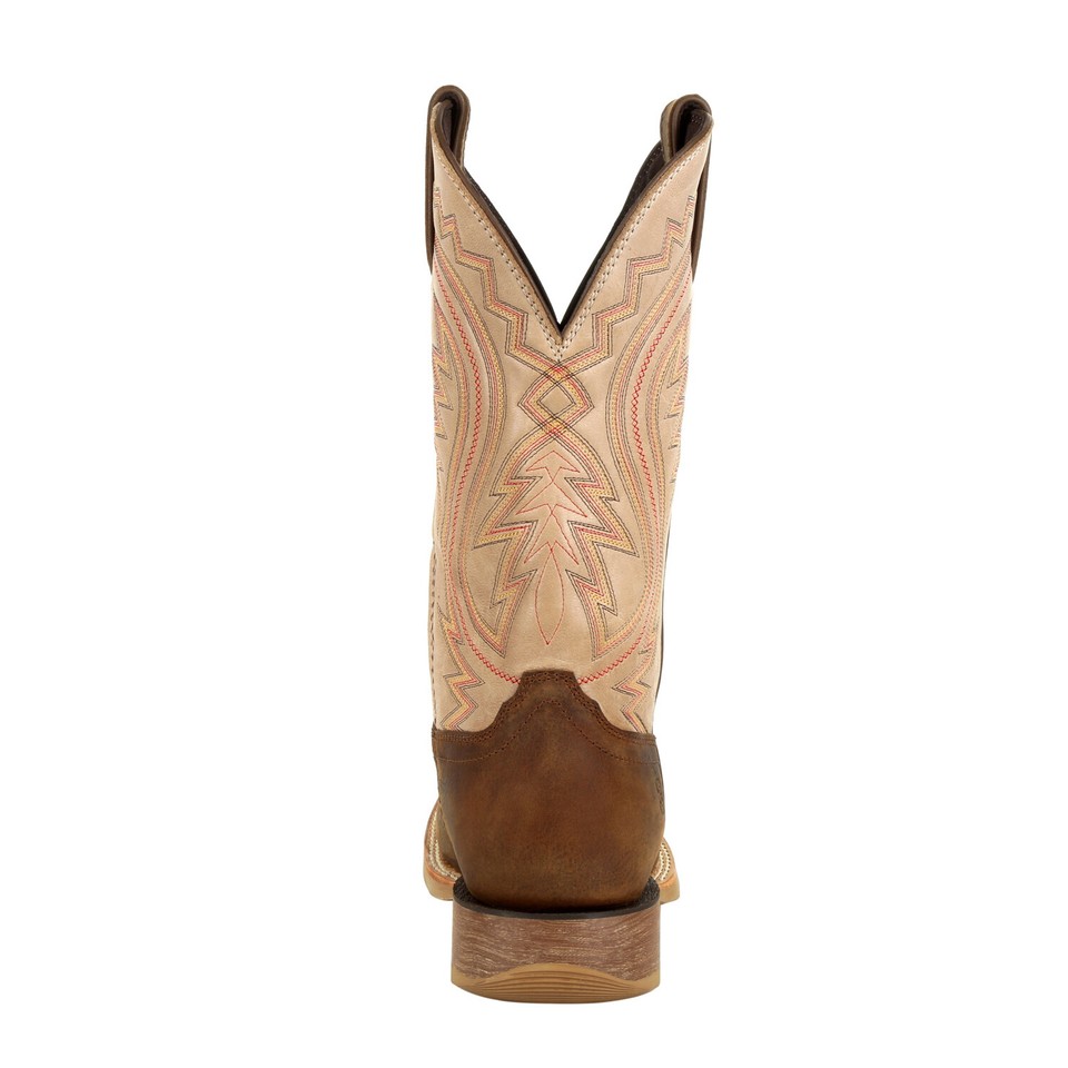 Durango Mens Coffee/Bone Leather Rebel Frontier Western Cowboy Boots | eBay