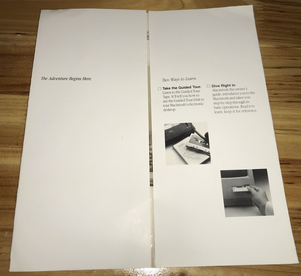 1984 MACINTOSH 128K MAC MODEL M0001 PICASSO PACKING LIST VER. A ...