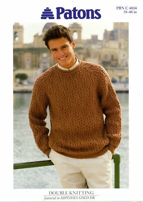 Patons Knitting Pattern - 4804 - Sweater - DK | eBay UK