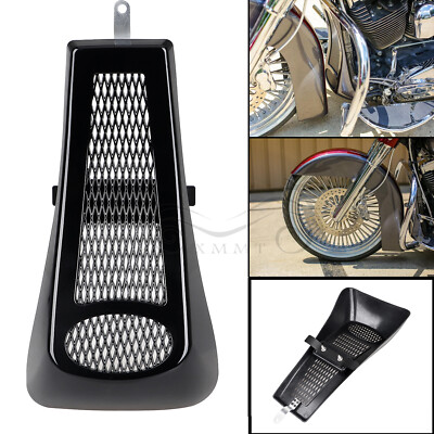 Vivid Black Fairing Chin Spoiler Scoop For Harley Softail Springer ...