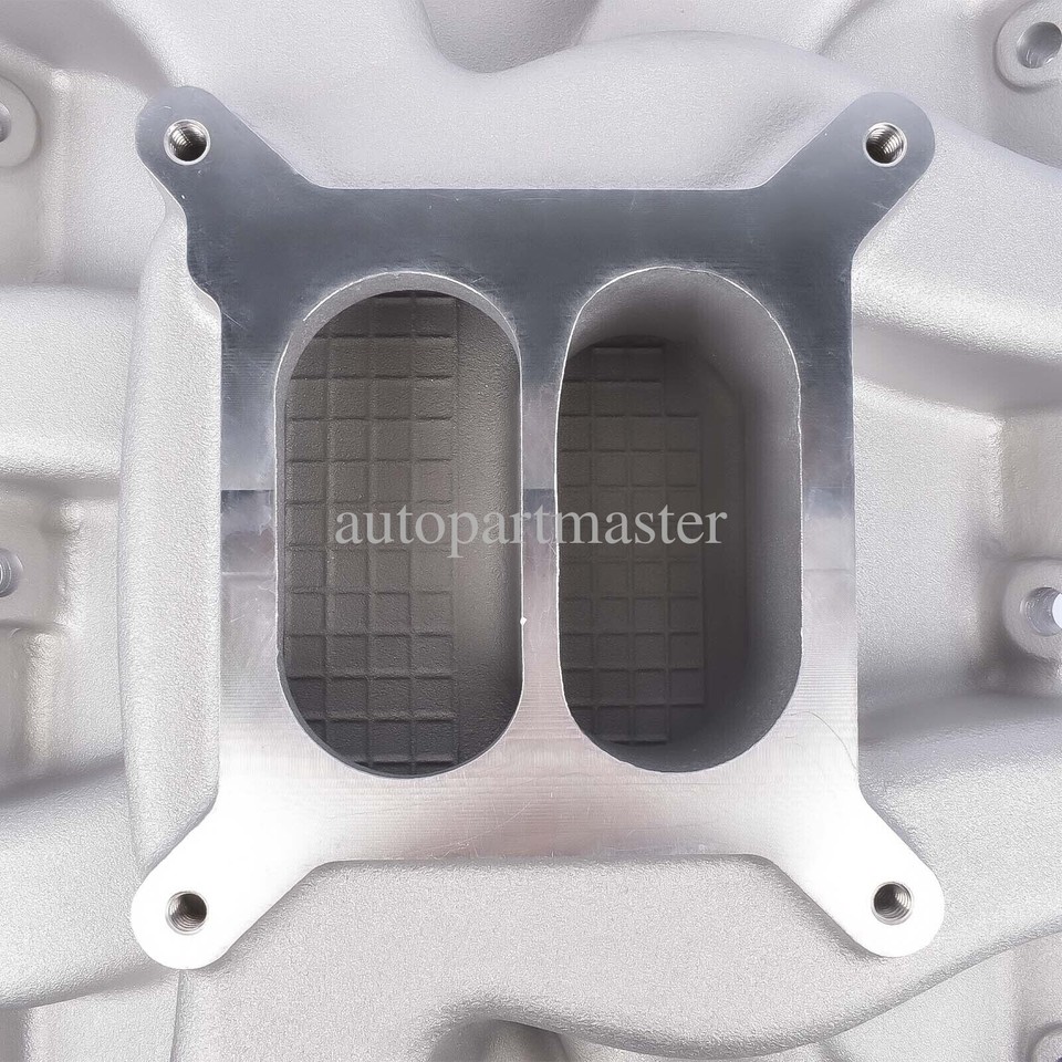 Dual Plane Style Aluminum Intake Manifold Satin 7105 for Ford 352, 360 ...