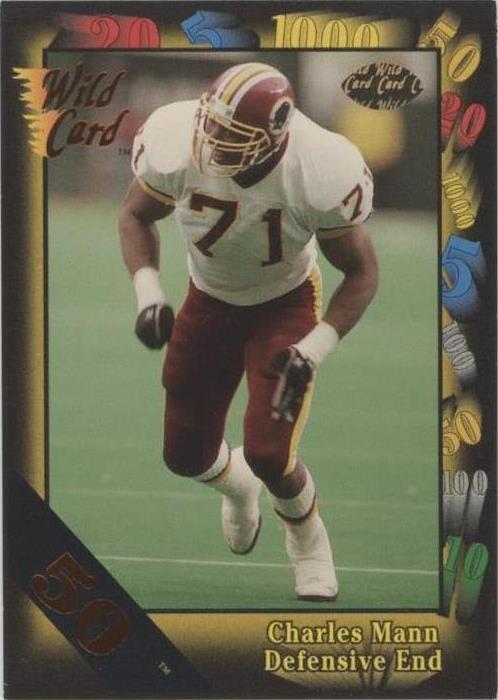 1991 Wild Card - Charles Mann #43 50 Stripe for sale online | eBay
