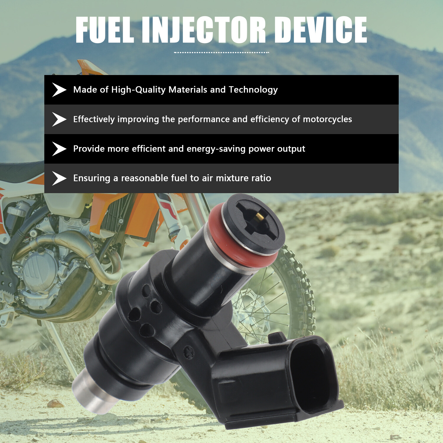 Fuel Injector Replace Fit for KTM 350 450 500 SXF XCF EXCF XCW EXC ...