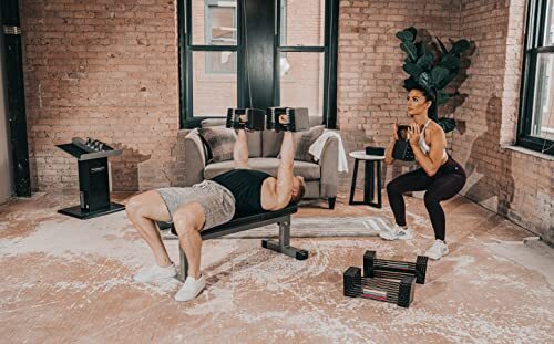 Powerblock Large Column Stand, Dumbbell Rack & Weight Rack,silver/black ...