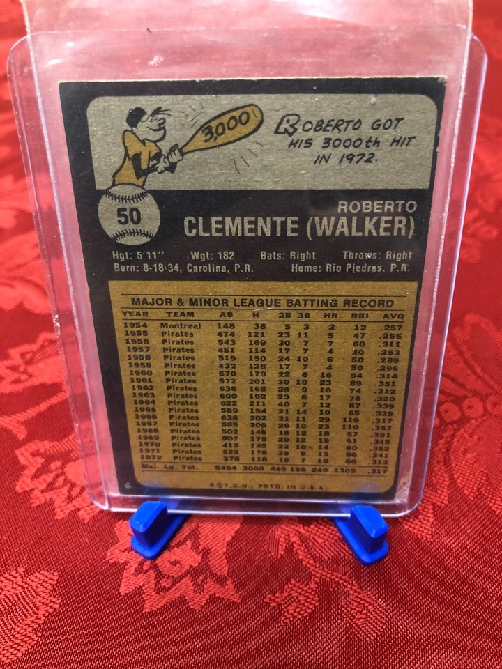 1973 Topps - # 50 Roberto Clemente | eBay