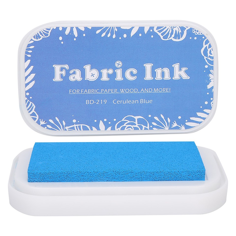 Sponge Schedule Book Scrapbook Colorful Stamp Ink Pad Painting(Sky Blue ...