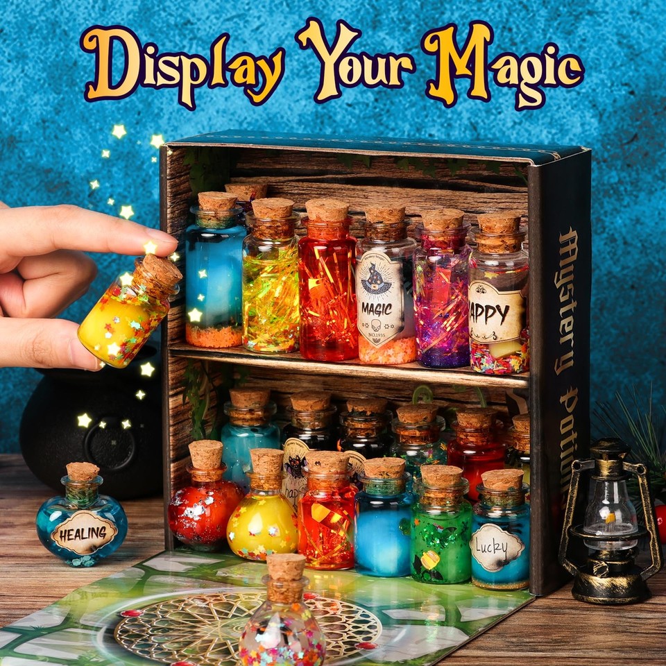 Mystery Potion Craft Kit for Kids, Mix 20 Magic Wizard Potion, Creative ...