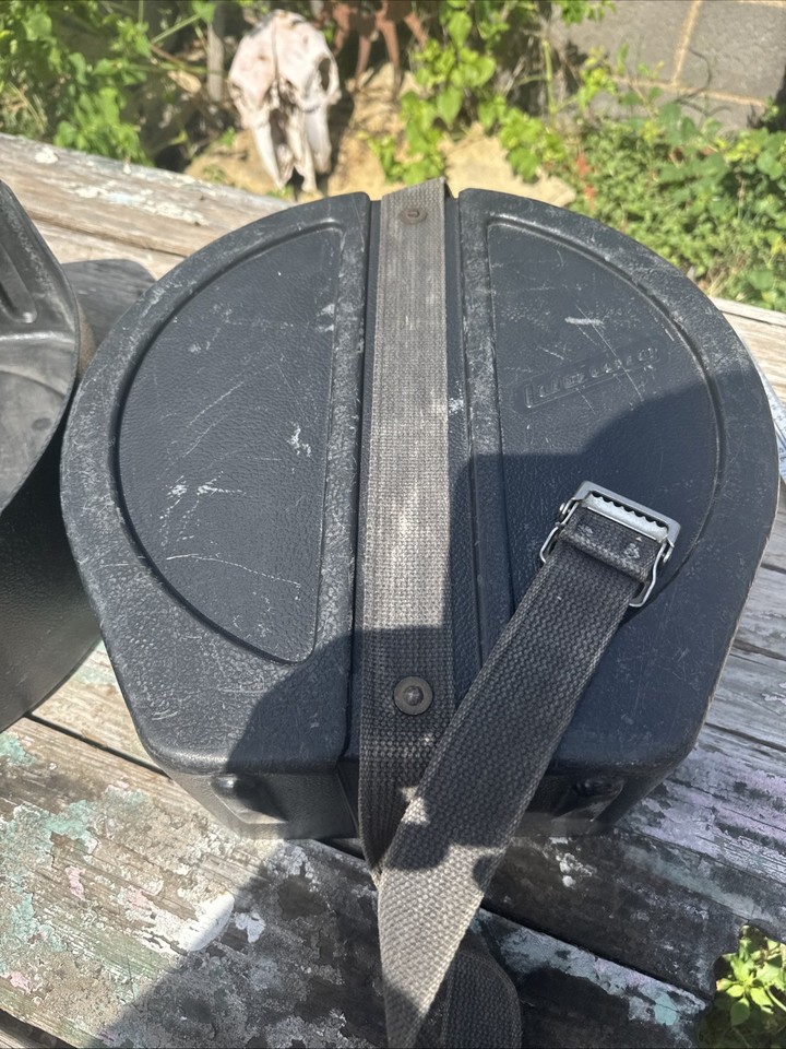 Ludwig Vintage Clam Shell Hard Shell Snare Drum Case Nylon Strap Slip ...