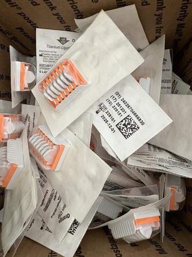 Teleflex Weck Horizon Ligating Clips LARGE 6 clips/cartridge 52 packs ...