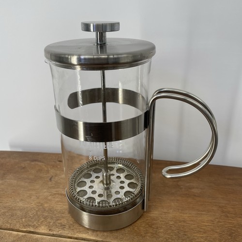 La Cafetiere French Press Coffee Maker 8 Cup Chrome Plunger Style - EUC ...
