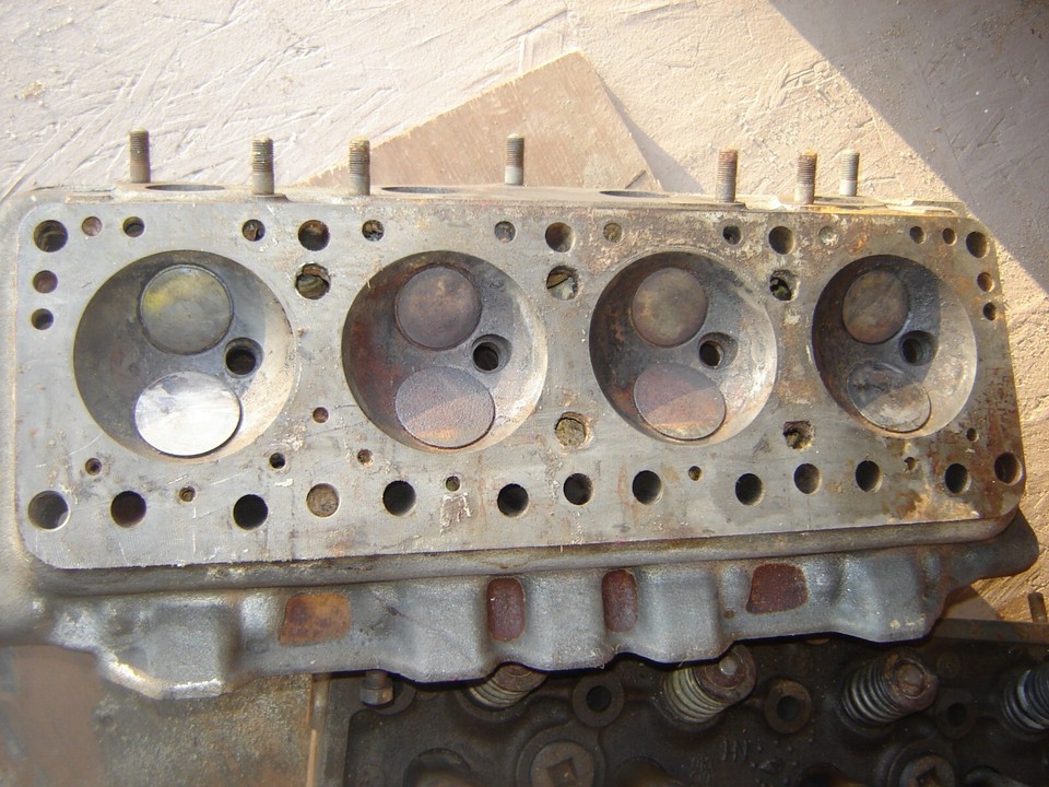 1952-54 Dodge 241 Hemi Cylinder Heads Red Ram 1328362-2 | eBay