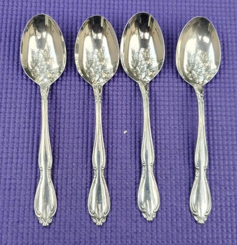 4-Oneida Ltd STRATHMORE Deluxe PLACE/SOUP SPOONS 6 7/8" | eBay
