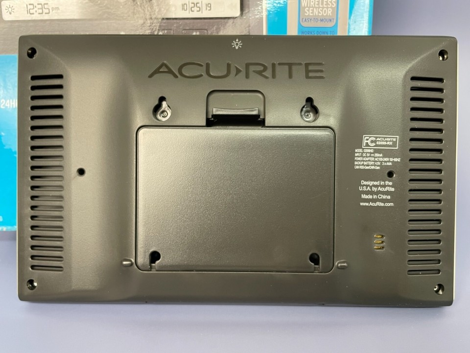 NEW AcuRite My Backyard Series Weather Station Digital Display Black ...