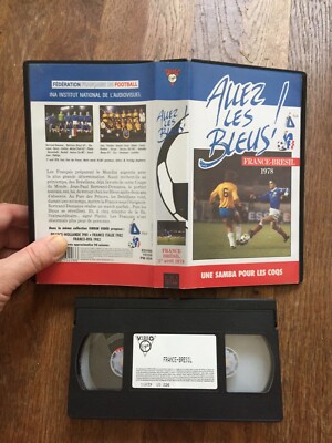 CASSETTE VIDEO VHS SPORT FOOTBALL allez les bleus france bresil 1978 | eBay