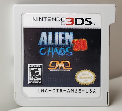 Alien Chaos 3D Nintendo 3ds Authentic 2012 rpg Adventure Shooter ...