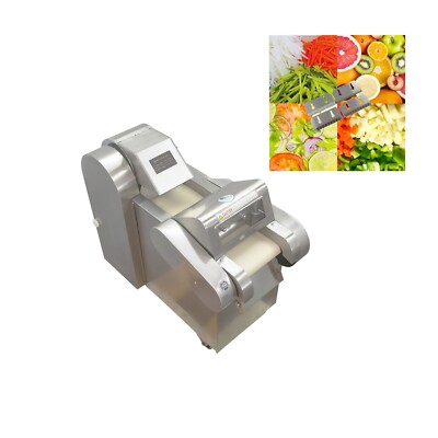 110V Automatic Fruit and Vegetable Cutting Machine Slicing/Shredding ...
