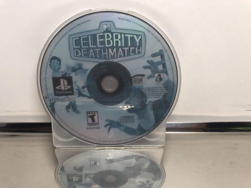 MTV Celebrity Deathmatch (Sony PlayStation 1, 2003) PS1 Rare Game Good ...