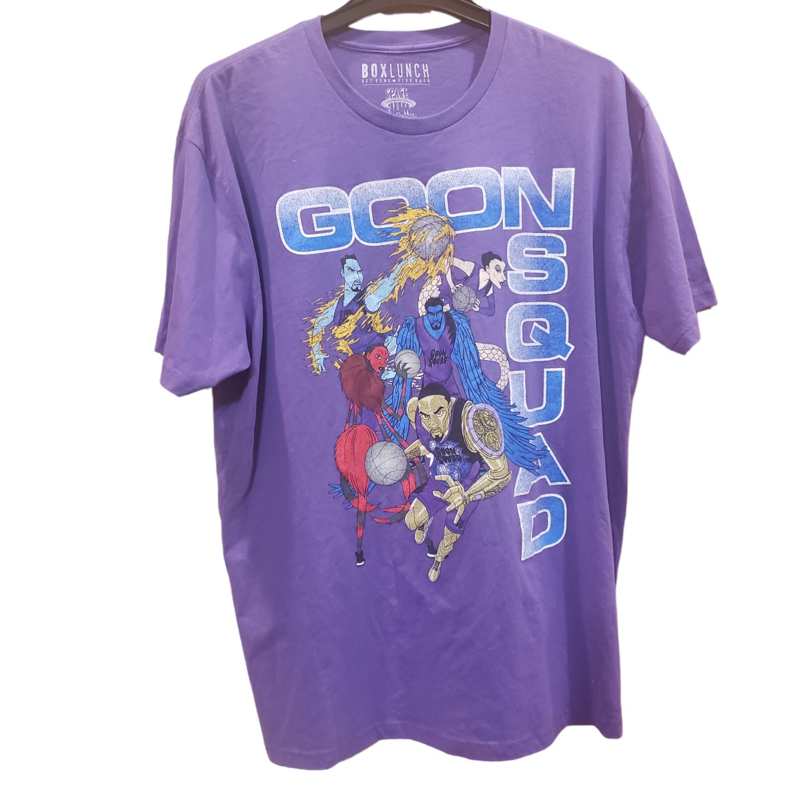 Space Jam Box Lunch 2XL GOON SQUAD Graphic Print Crew… - Gem