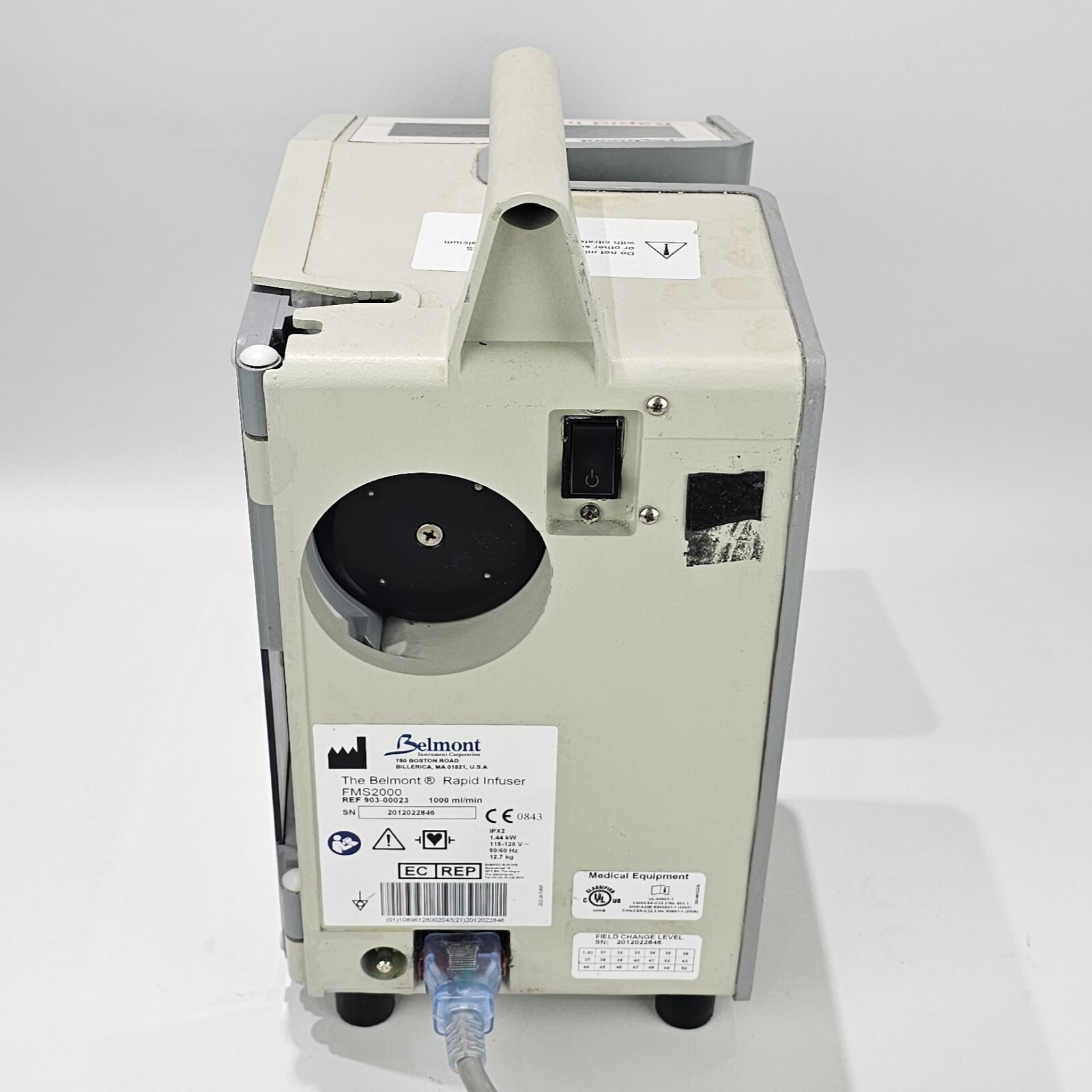 The+Belmont+FMS2000+Fms-2000+Rapid+Infuser+Blood%2Ffluid+Warming ...