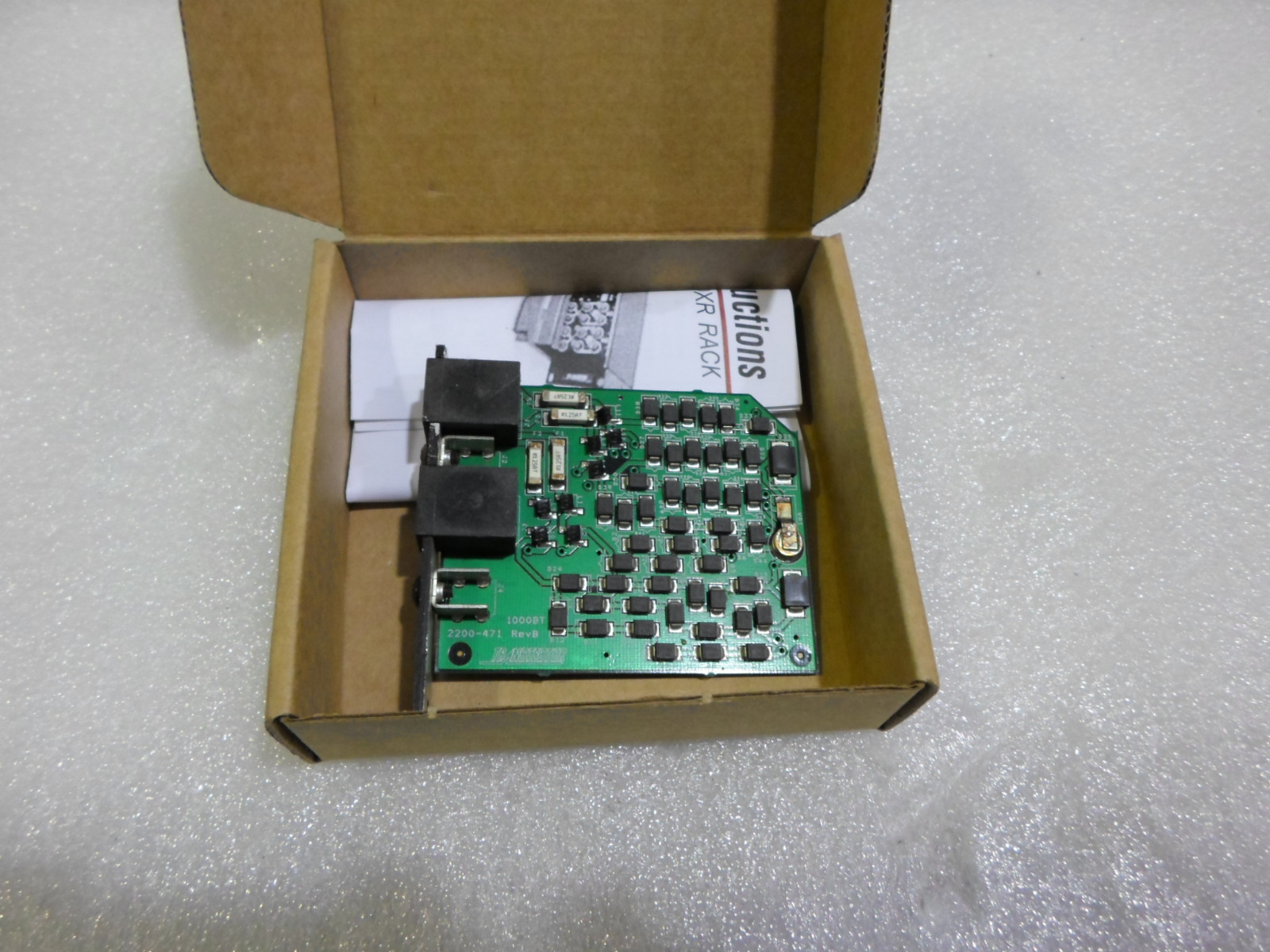 TRANSTECTOR 1000-1194 1000BT 2200-471 DXR 10/100BT SURGE PROTECTOR ...