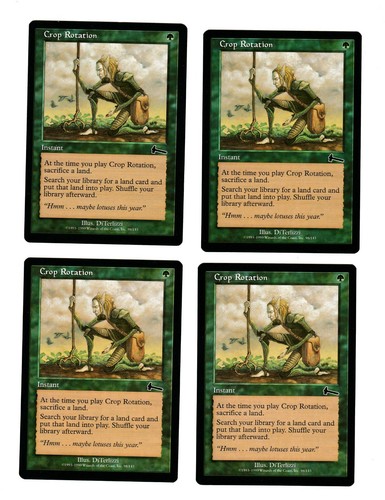 4x Crop Rotation EX Urza's Legacy Mtg Magic EDH 4x x4 | eBay