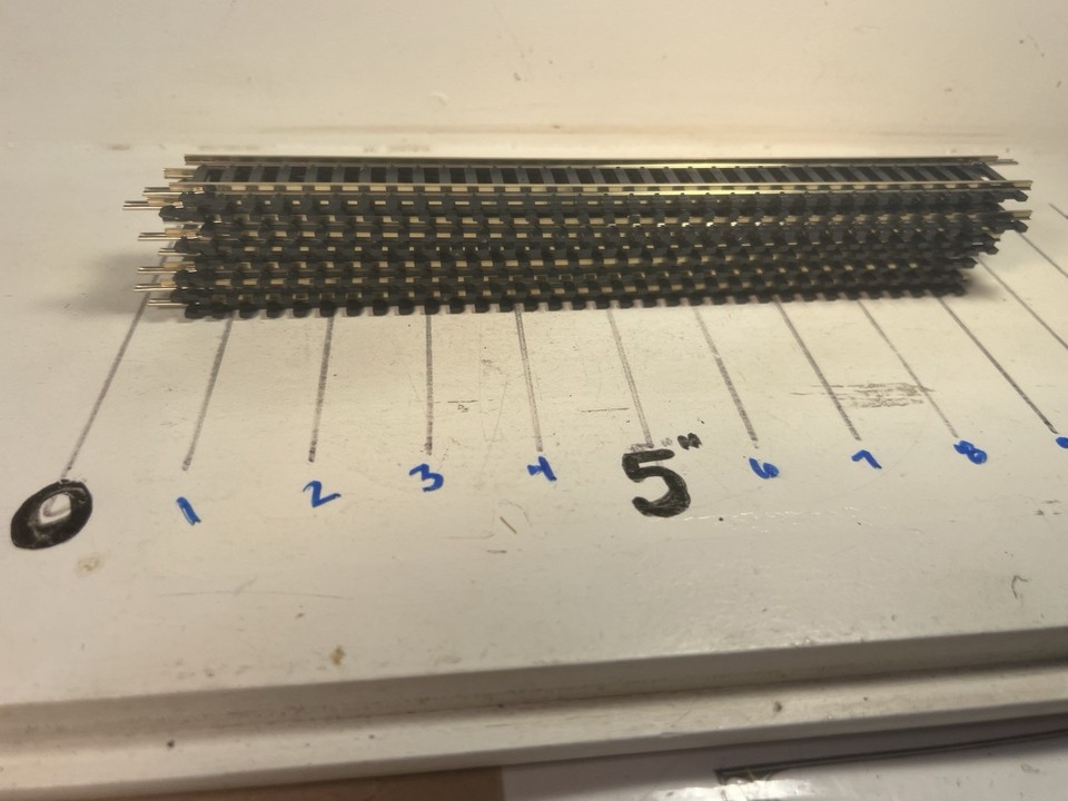2-Vintage “Model Power” Ho Train Track 36” Straight Rail (8 pieces 9 ...