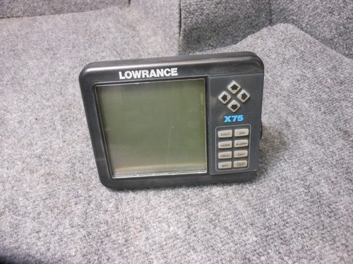 Lowrance X 75 Head Unit Fish/Depth Finder Display console | eBay