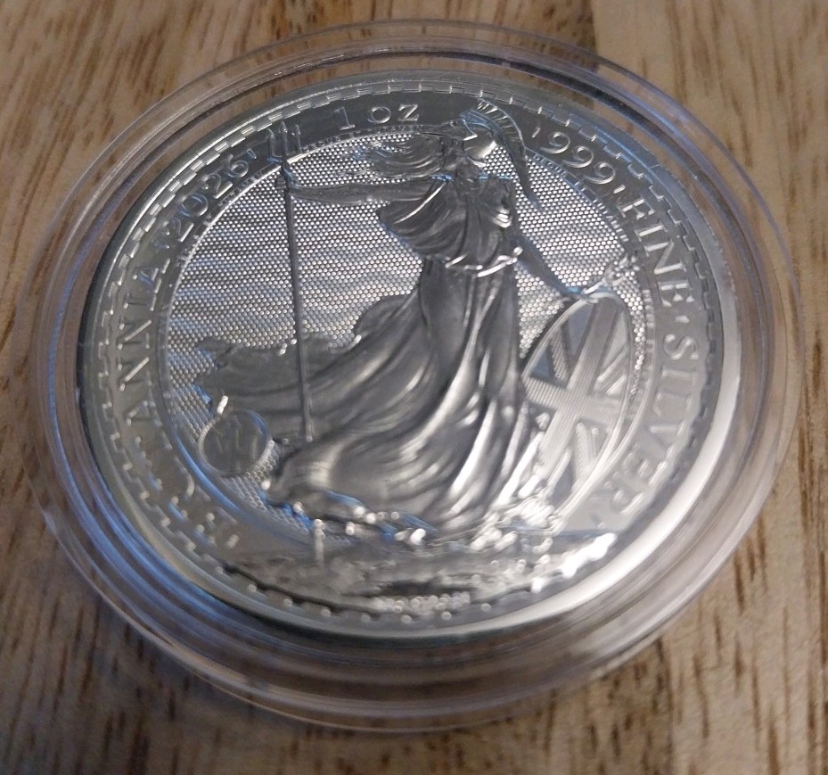 2026 King Charles III Britannia 1 oz .999 Fine Silver Bullion £2 Coin ...