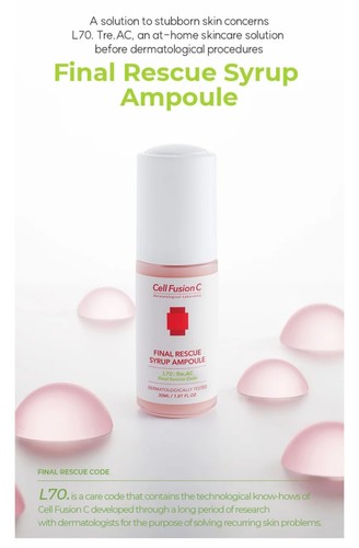 Cell Fusion C Final Rescue Syrup Ampoule 30ml Calming Moisturising K ...