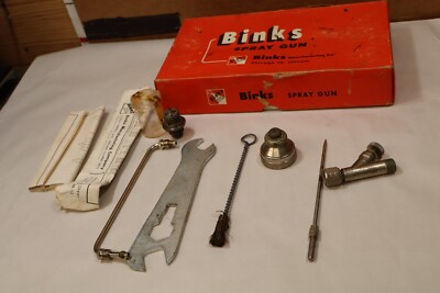 binks model 18 spray gun Box and parts | eBay