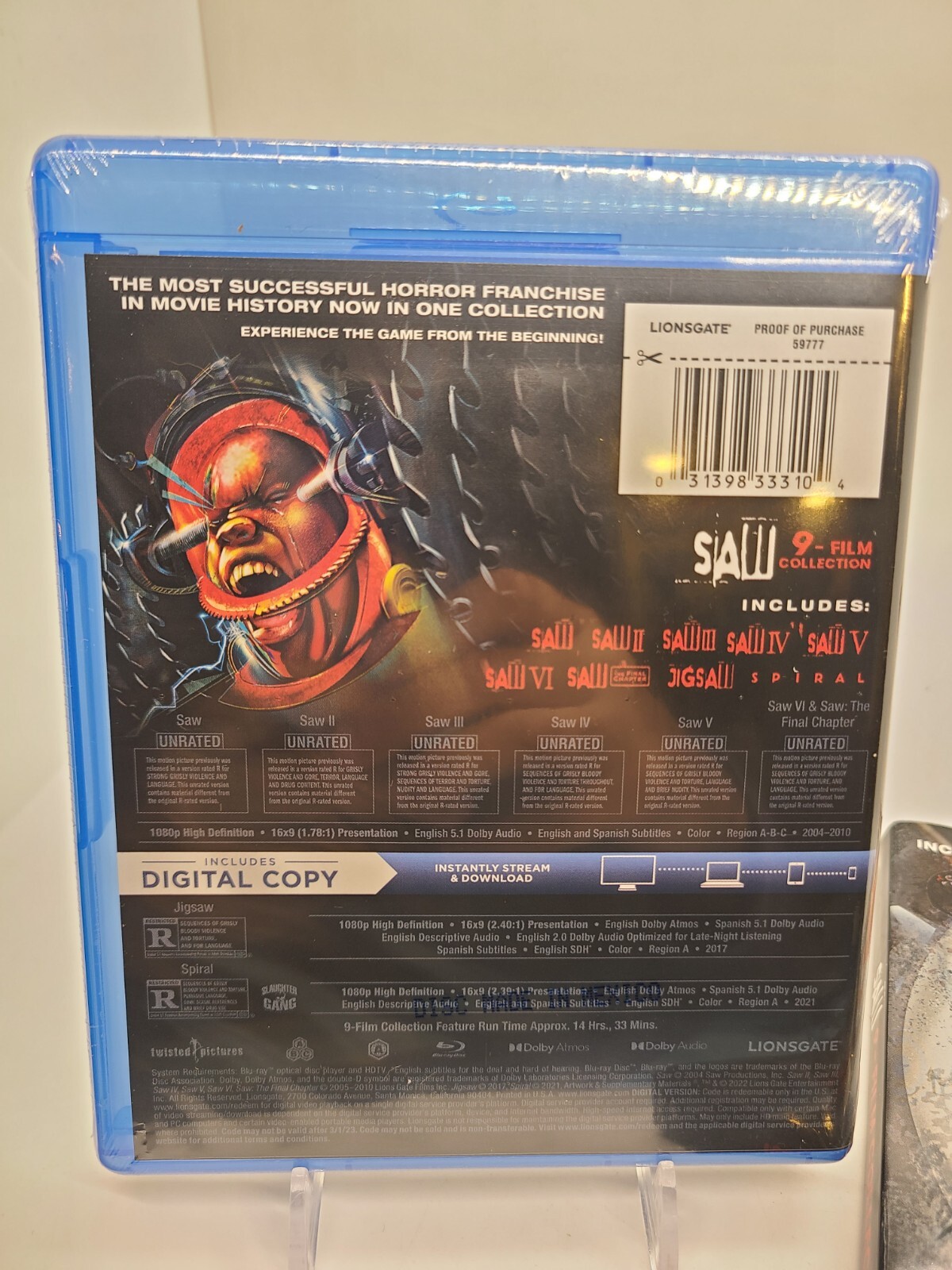 Saw 9-film Collection: BluRay/Digital, with Slipcover New Sealed | eBay