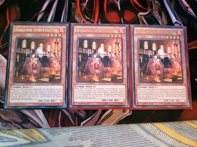 YUGIOH TCG 3X SHIRANUI SPIRITMASTER BOSH-EN033 COMMON 1ST EDITION | eBay
