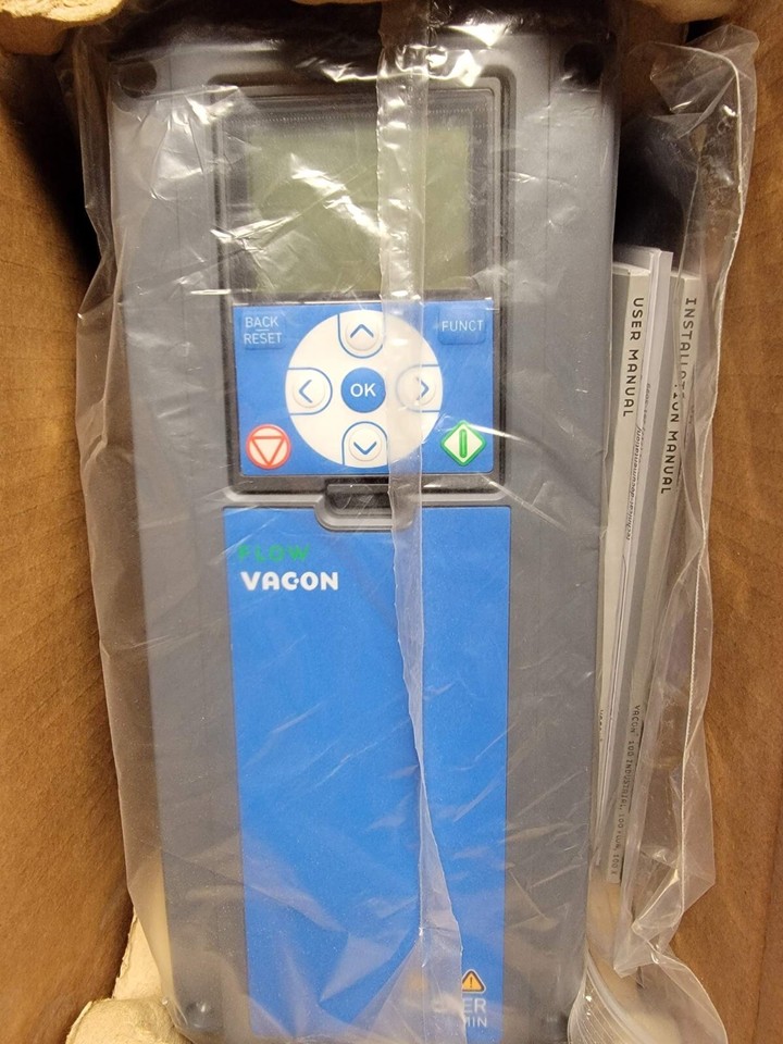 Vacon 100 Flow AC Drive: VACON0100-3L-0009-5_Ip54_EMC4 Part #136H8045 ...
