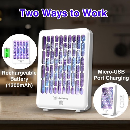 Electric Mosquito Insect Killer LED Light Fly Bug Zapper Trap Pest ...